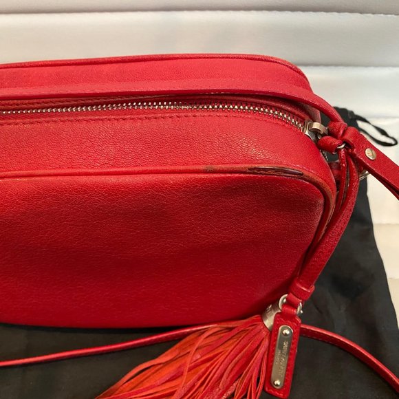 Yves Saint Laurent | Bags | Saint Laurent Lou Camera Bag Red Ysl | Poshmark